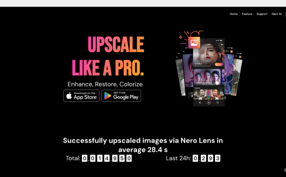 Nero Lens智图：画质增强&AI作图工具 | Ai导航